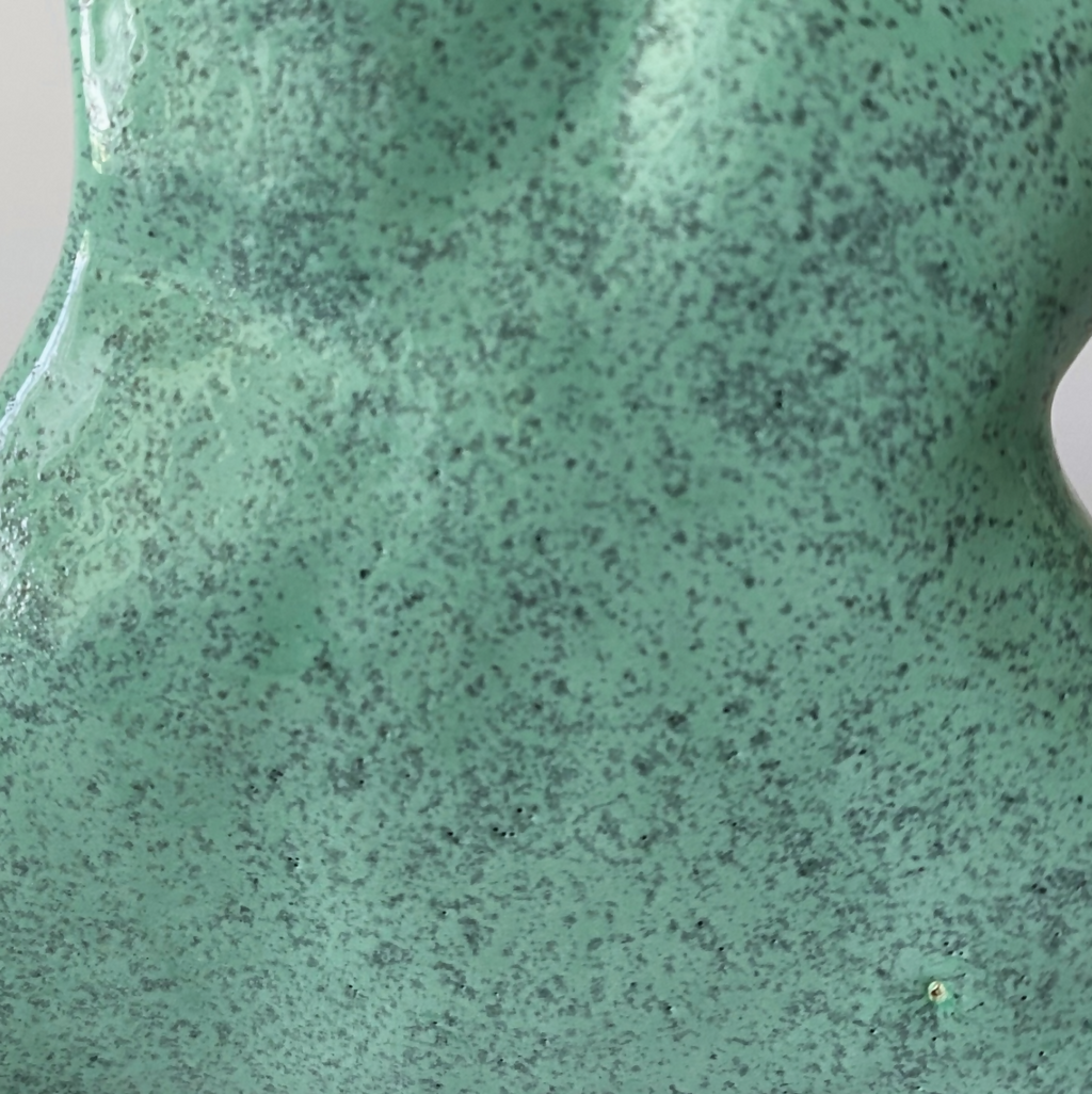 Green earthenware ceramic torso – SOTA
