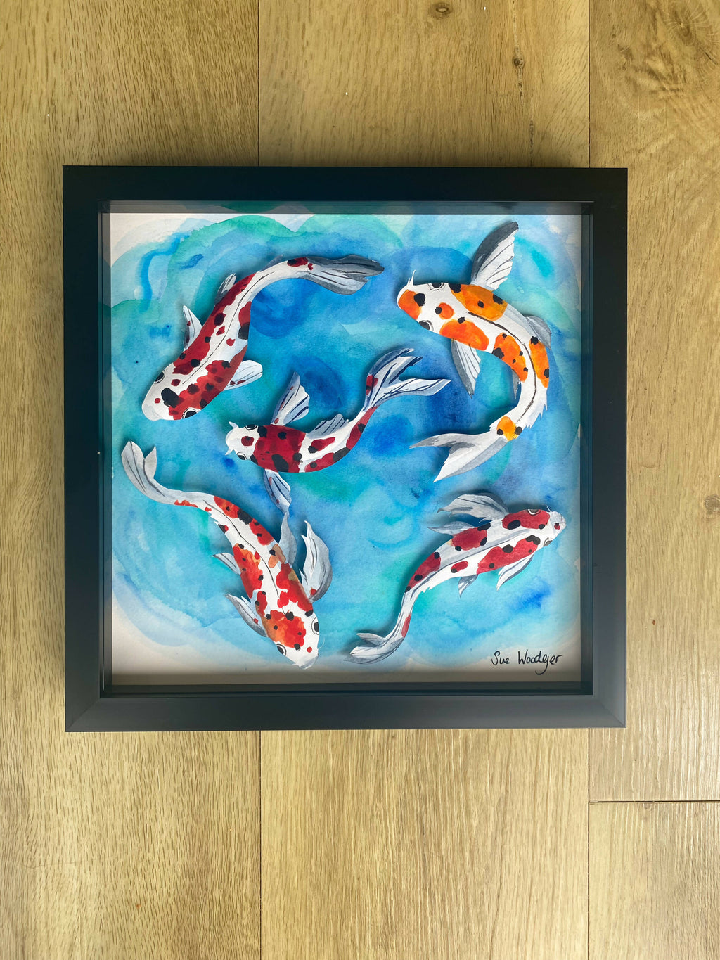 Paper cut koi carp – SOTA
