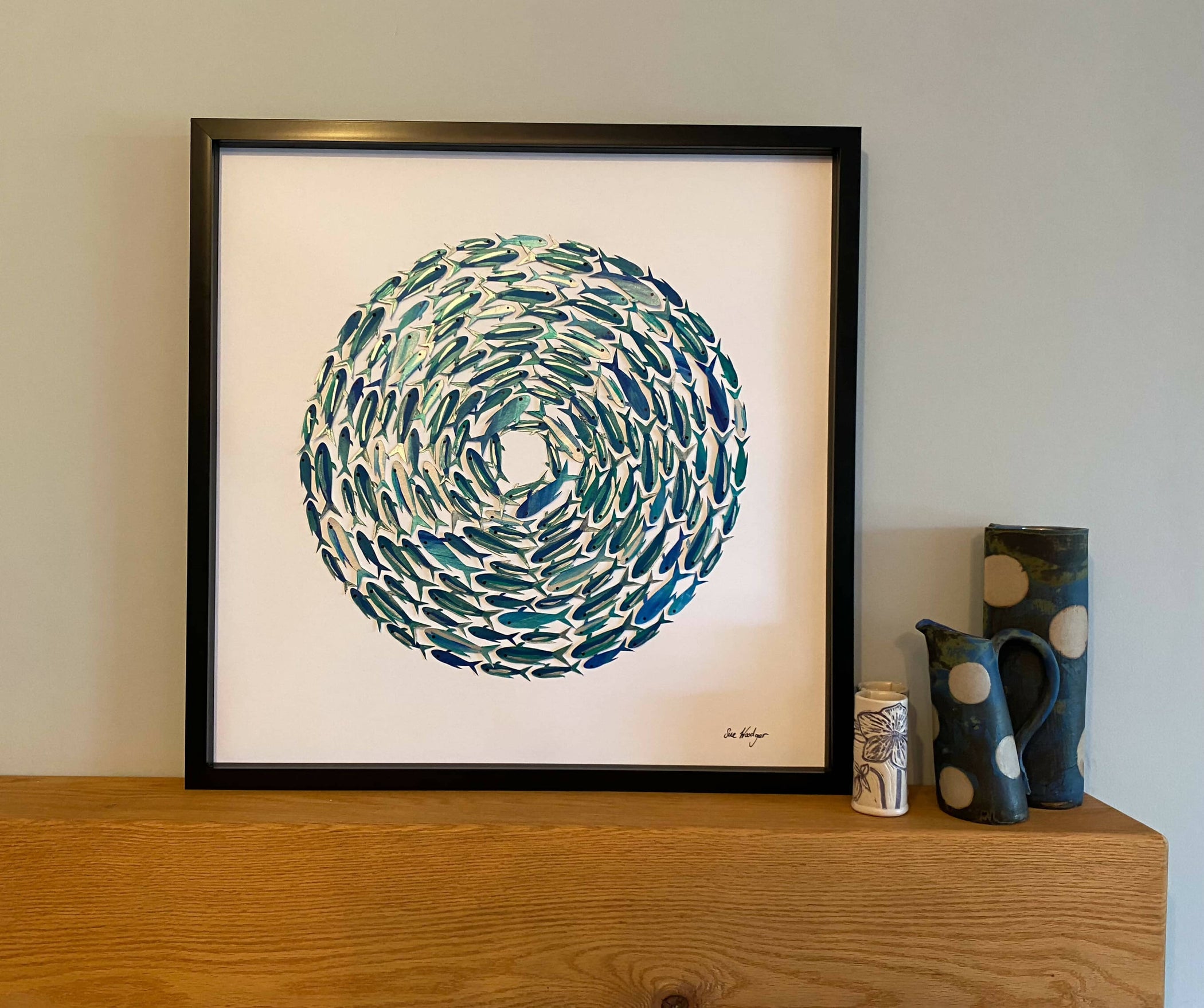 Paper fish shoal – SOTA