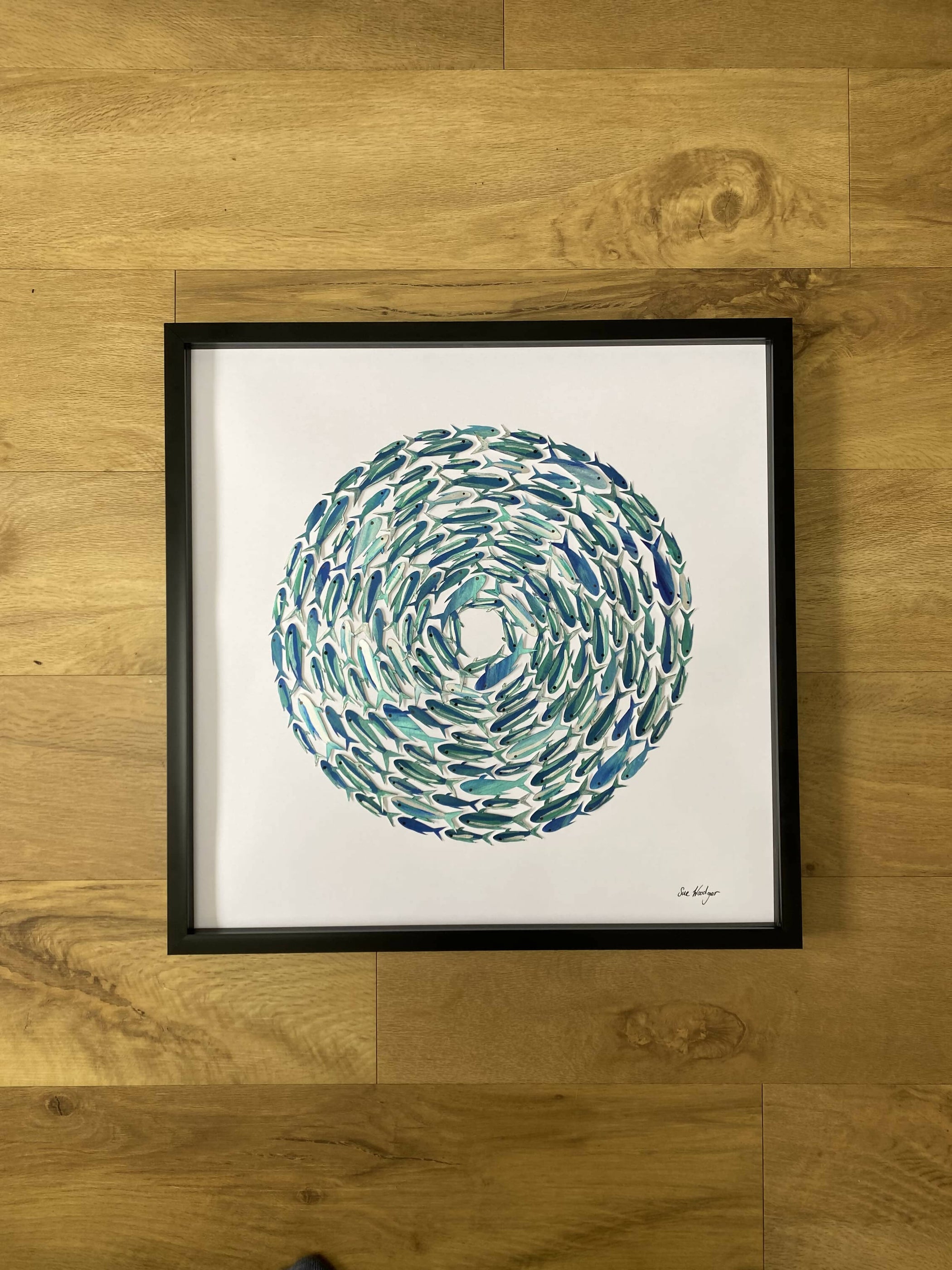 Paper fish shoal – SOTA