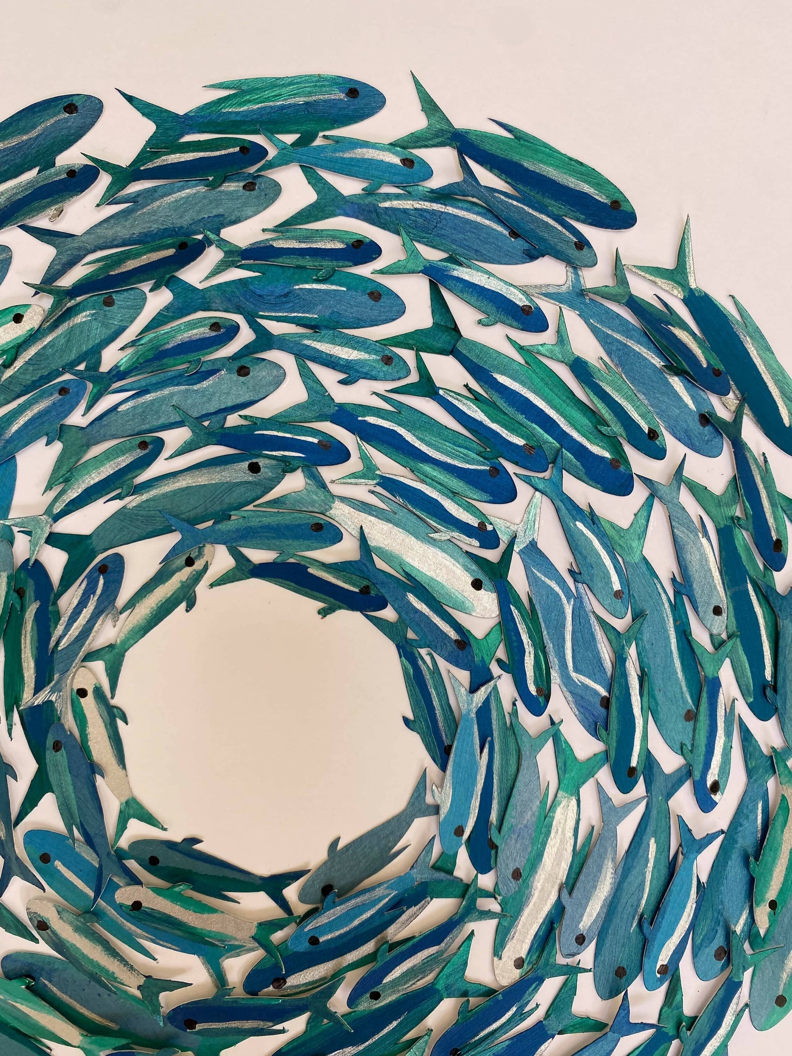 Paper fish shoal – SOTA