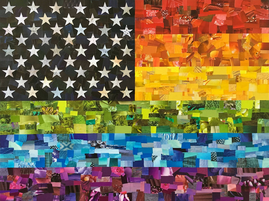 Pride Flag Collage Print - William Nicholas Weber – SOTA