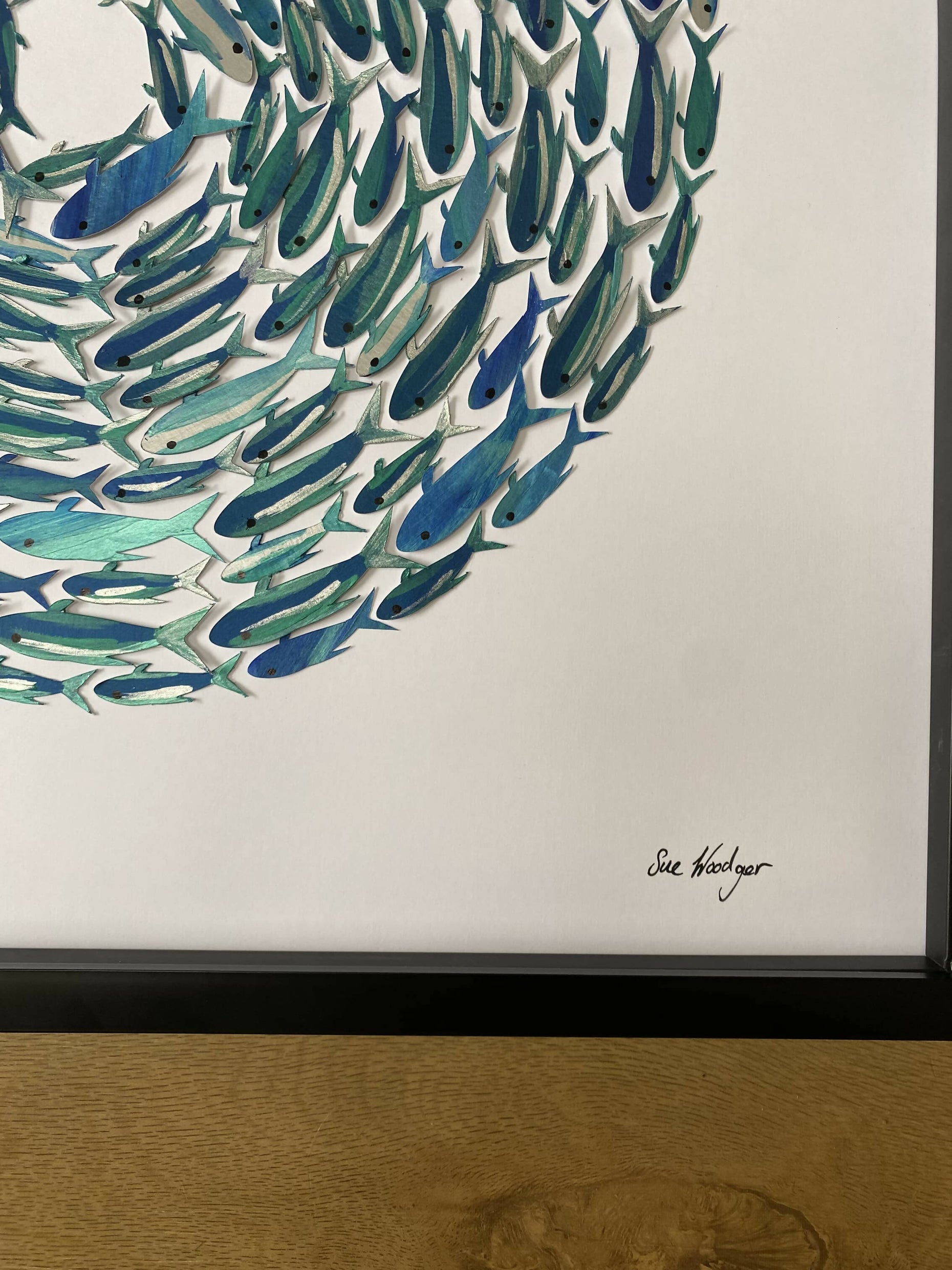 Paper fish shoal – SOTA