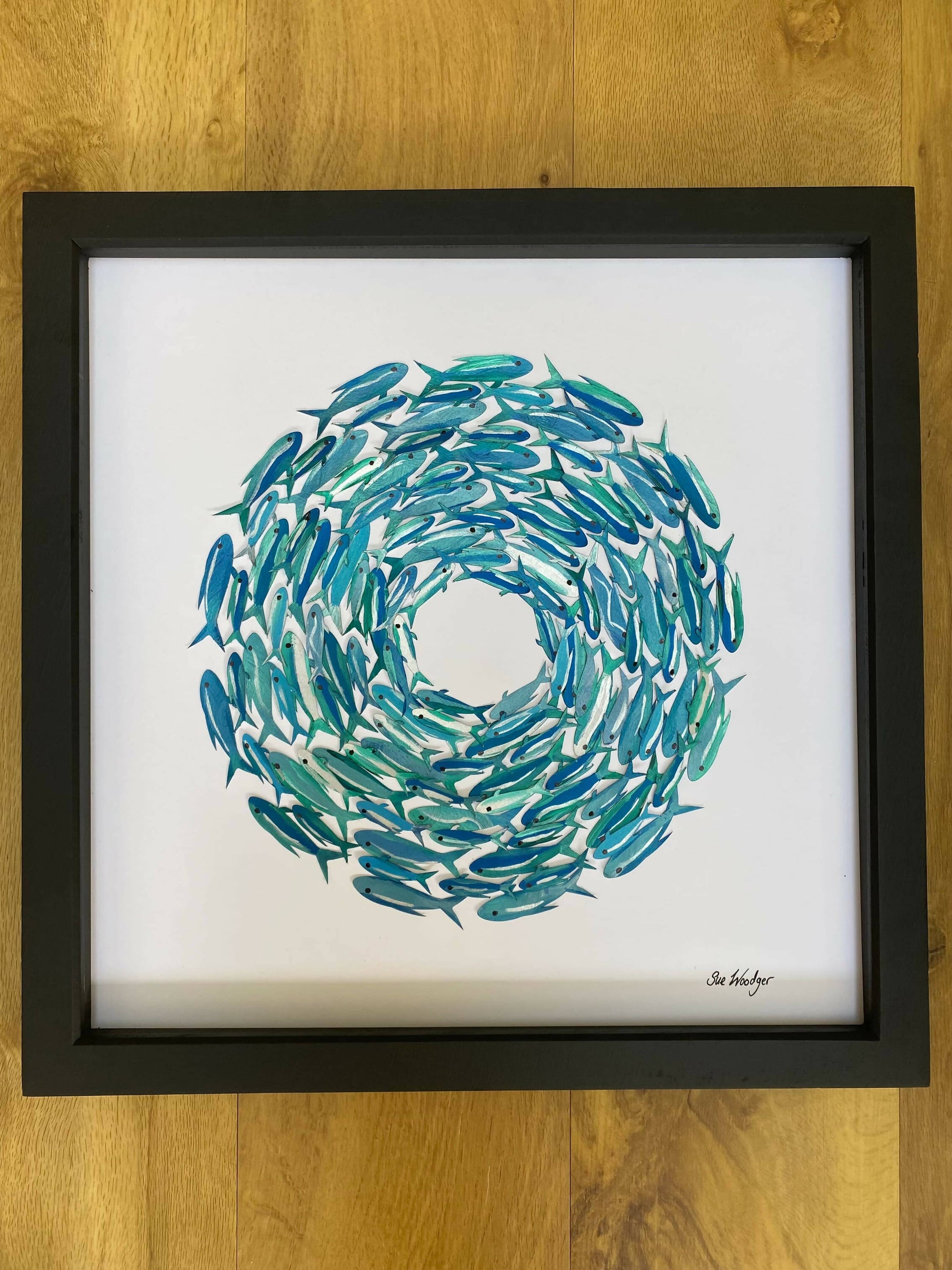 Paper fish shoal – SOTA